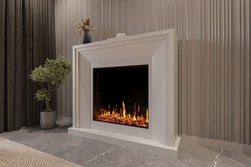 The Greystones Glow Electric Fire Suite | Fenton Fires